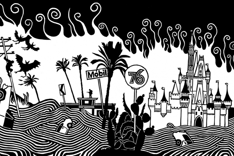 Atoms for Peace Make ‘Amok’ Art Into Real-Life GIF Mural | SPIN