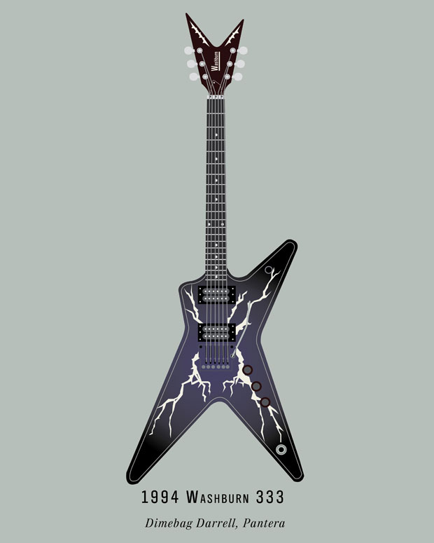 Silly Strings: Illustrations of Rock’s Most Famous Guitars | SPIN
