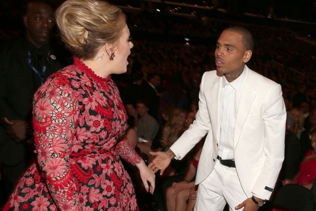 Here's Adele Yelling at Chris Brown, Except No, She Didn't - SPIN