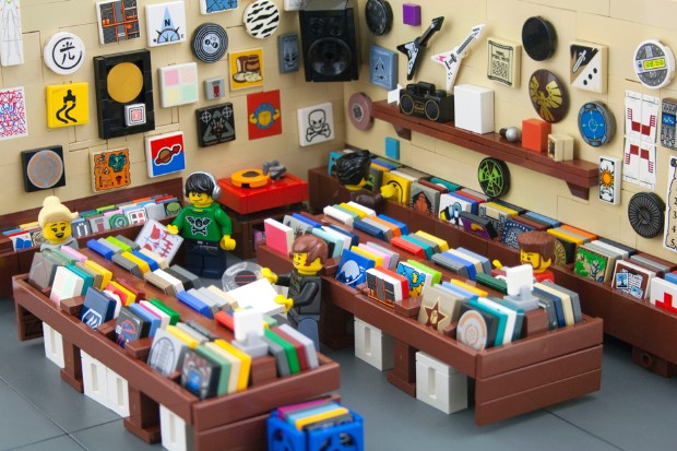 Here Is a Tiny Record Store Made from Legos, You're Welcome - SPIN