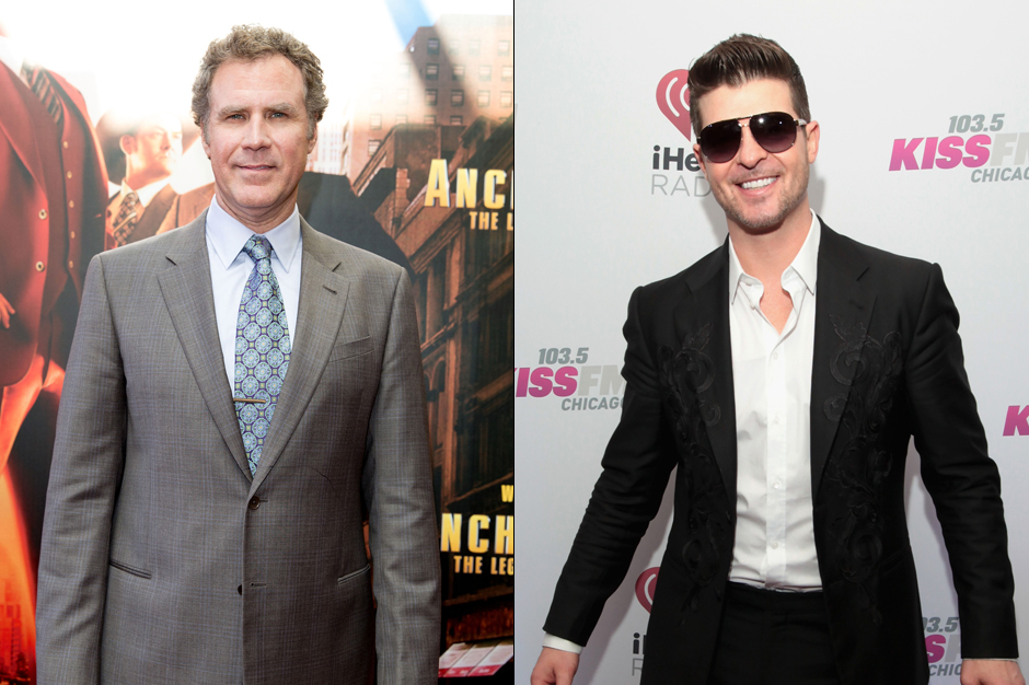 Hear Robin Thicke and Will Ferrell's Ron Burgundy Go Yacht Rock - SPIN
