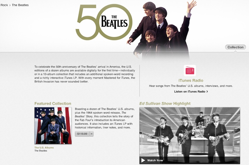Apple Meets the Beatles’ 50th With All-Fab iTunes Channel | SPIN