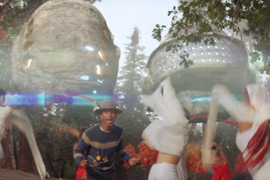 Pharrell Dances Around a Forest With Daft Punk Impostors in 'Gust of ...