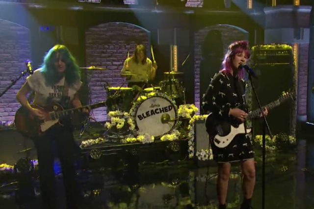 Bleached Play America a 'Wednesday Night Melody' on 'Seth Meyers' - SPIN