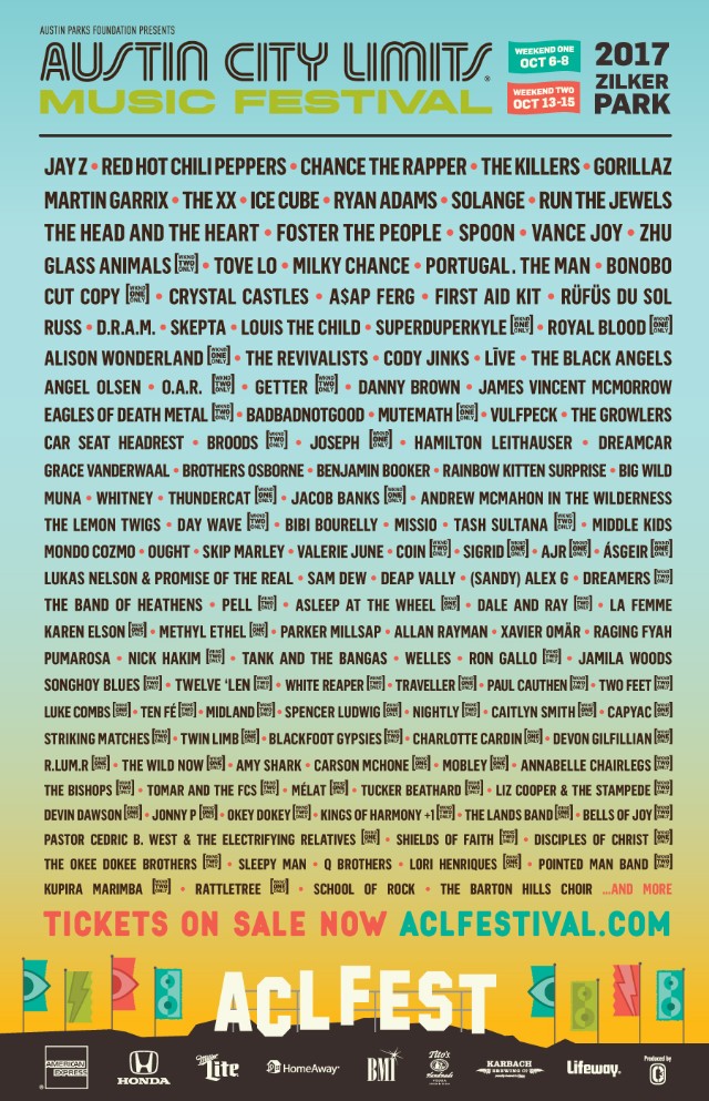 Austin City Limits Announces 2017 Lineup | SPIN