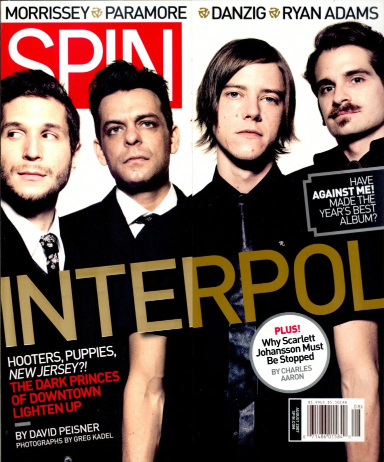 Revisit Our 2007 Interpol 'Our Love to Admire' Cover Story