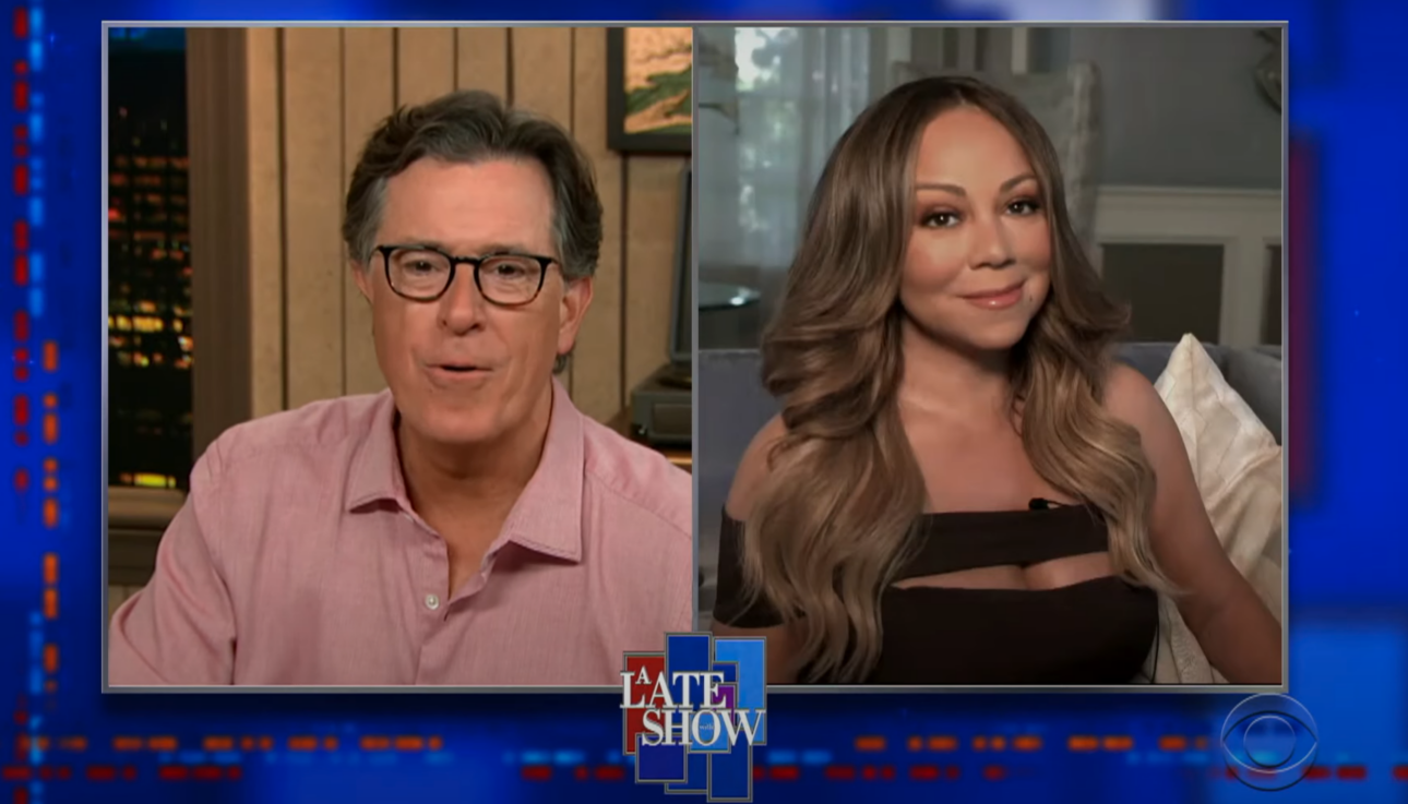 Mariah Carey Tells Stephen Colbert About Her Alt Band