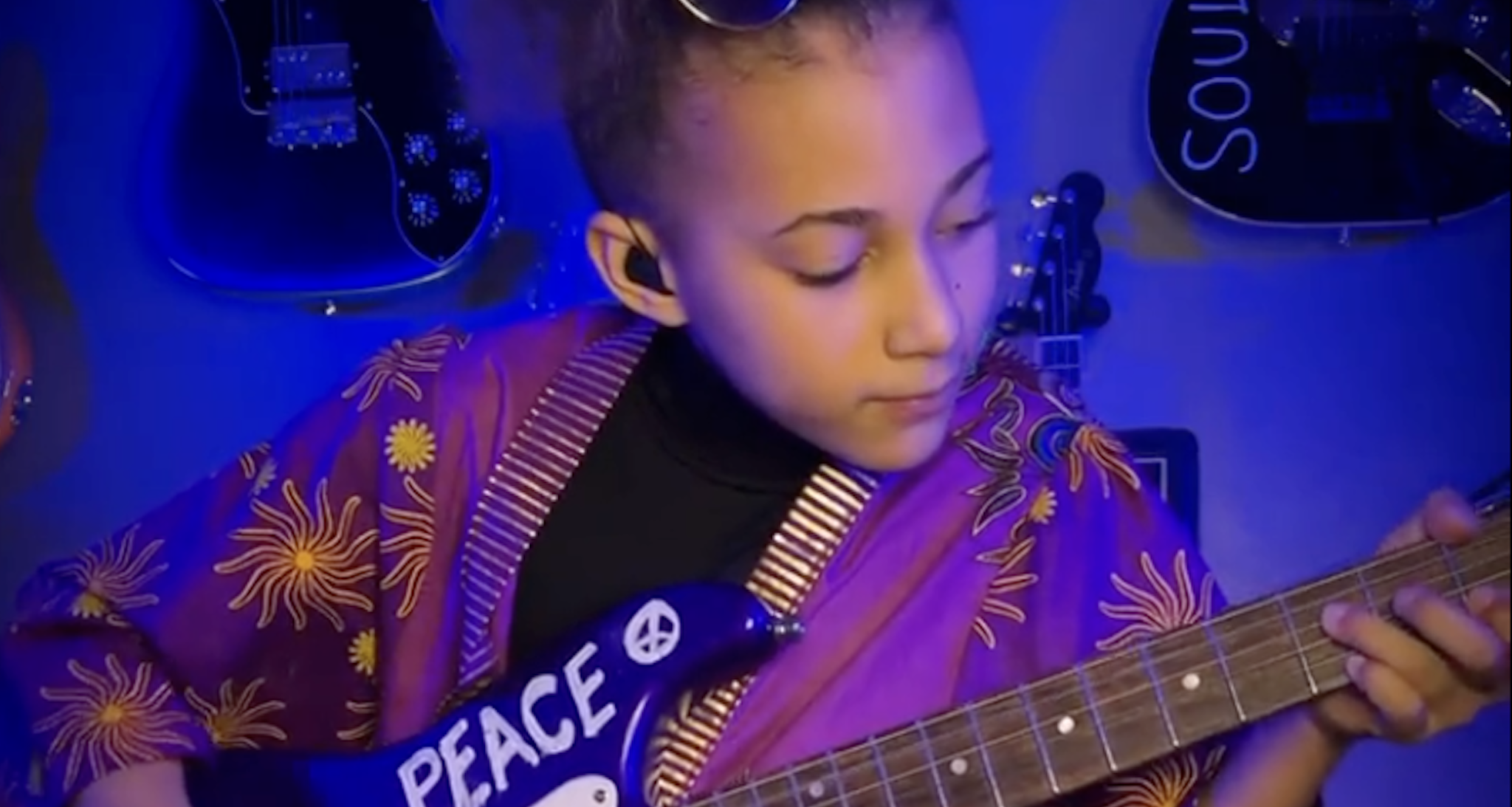 Nandi Bushell Covers Jimi Hendrix's 'Little Wing' on Guitar