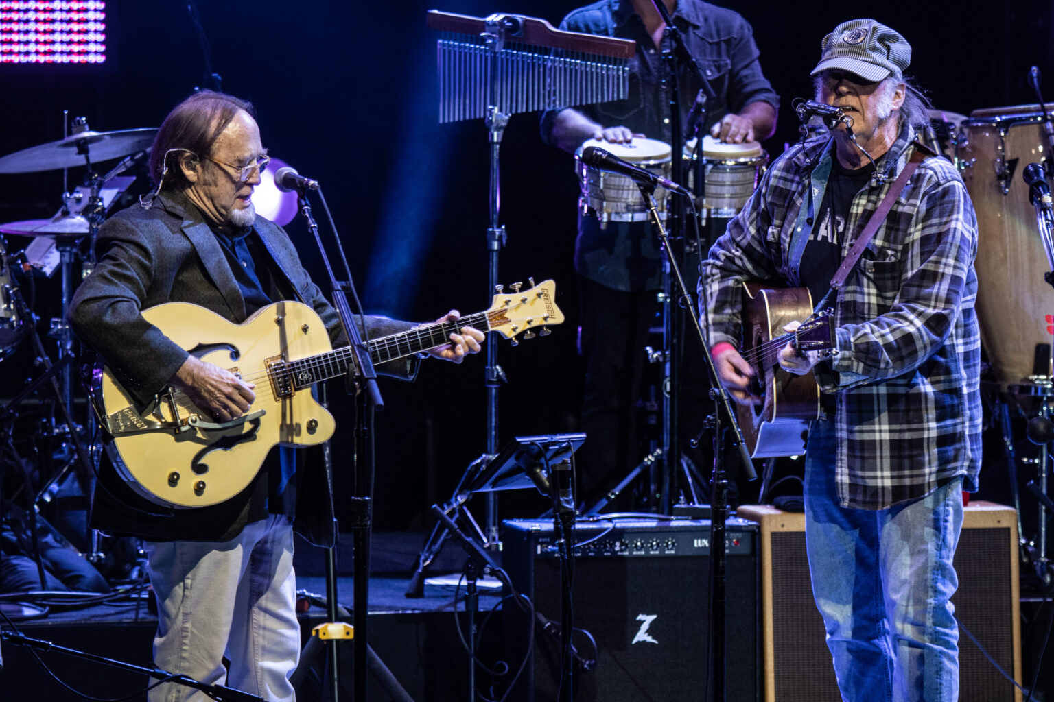 Neil Young and Stephen Stills Join Forces at L.A. Autism Benefit