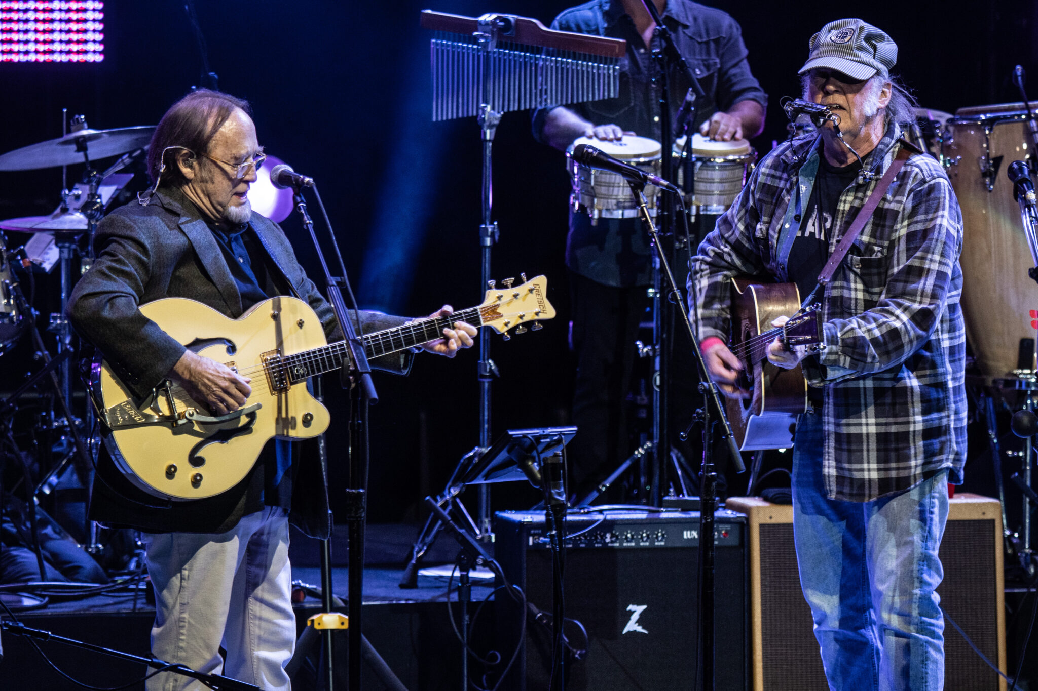 Neil Young and Stephen Stills Join Forces at L.A. Autism Benefit