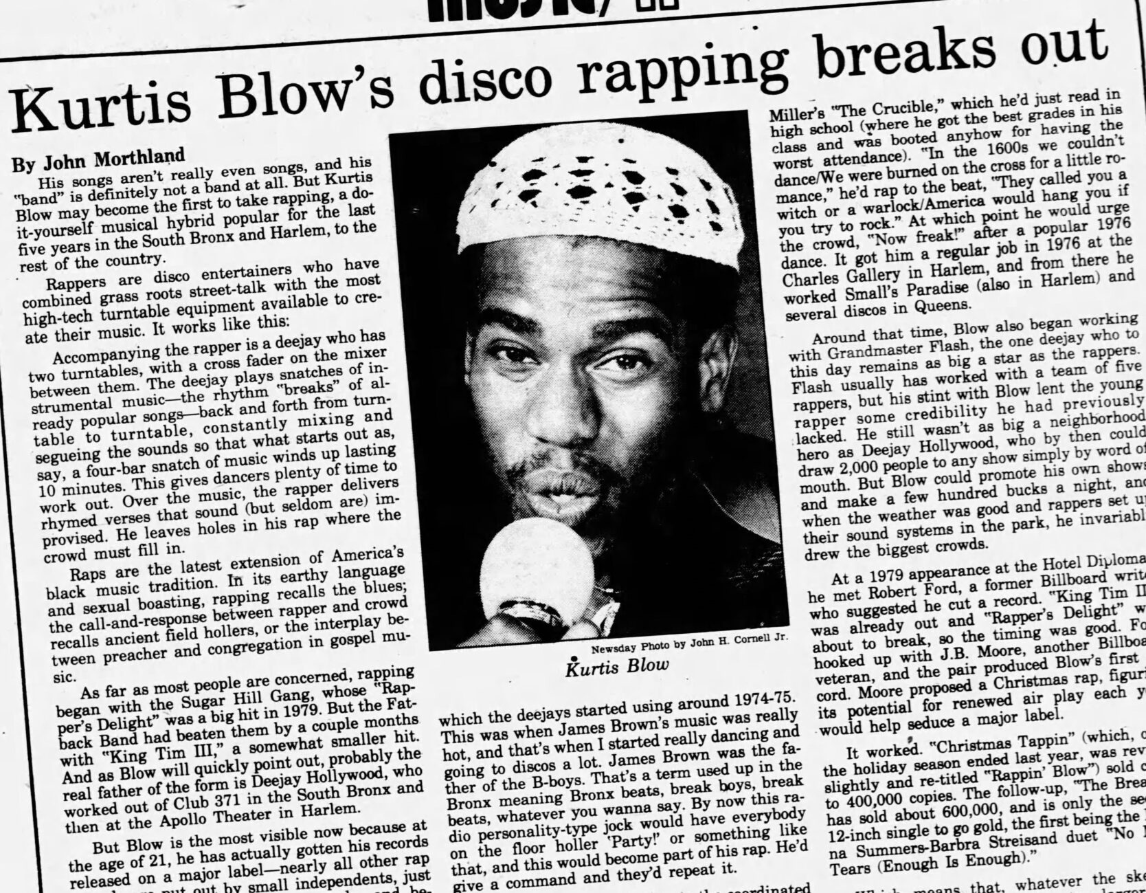 MOSES WEPT: Early Rap in the Mainstream Media - SPIN