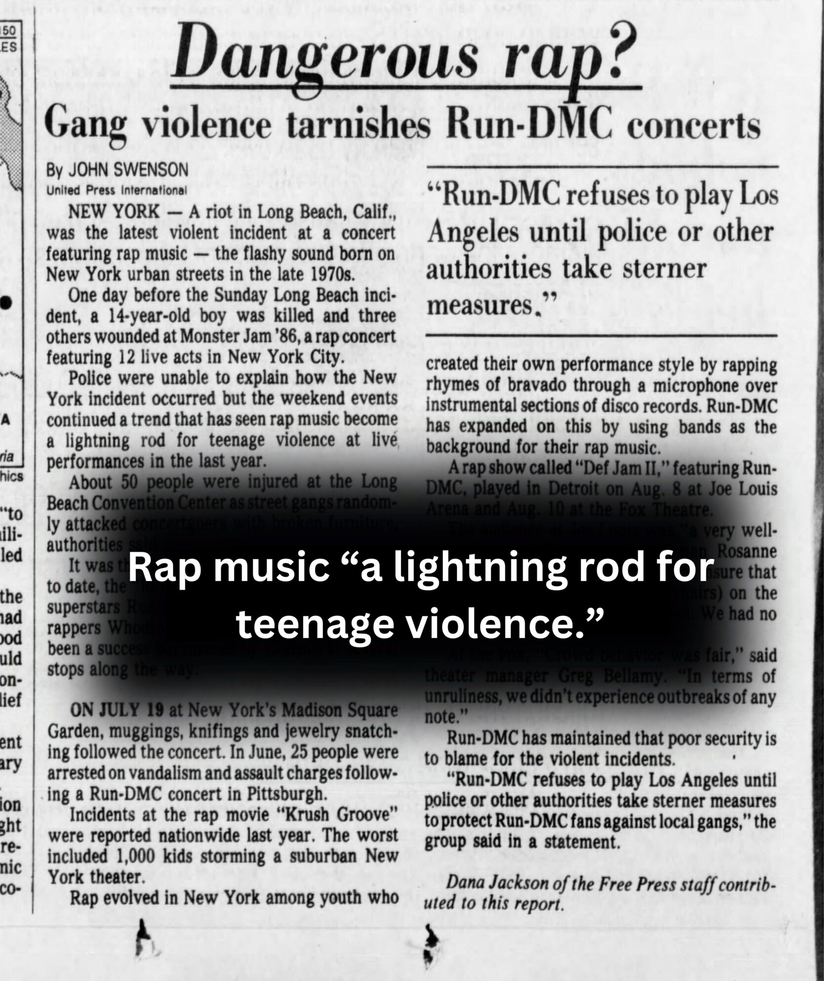 MOSES WEPT: Early Rap in the Mainstream Media - SPIN