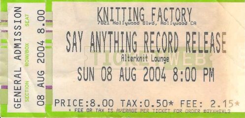 Alive With the Glory of Emo: The Oral History of Say Anything’s '…Is a ...